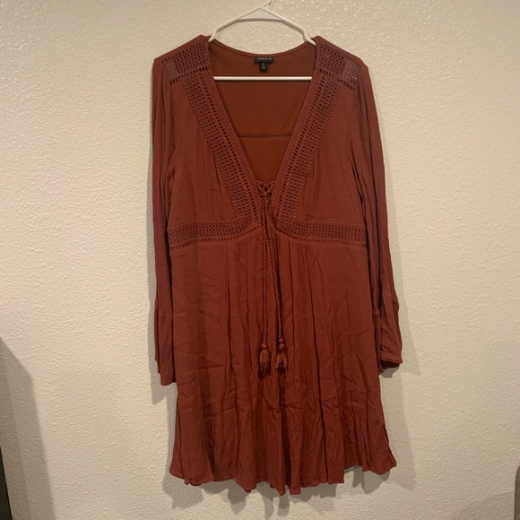 torrid | Dresses | Torrid Brick Red Dress | Poshmark